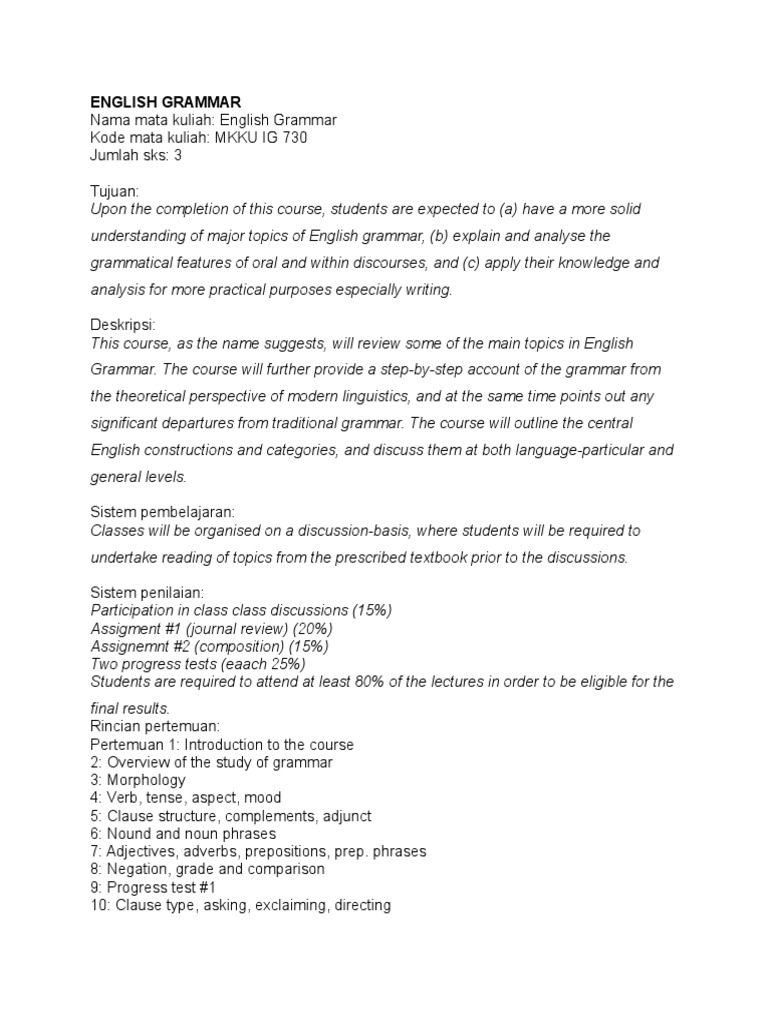 English Grammar s2 | PDF