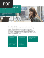 Word 2016 Creating and Opening Documents: To Create A New Blank ...