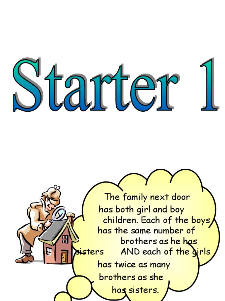 Starters | PDF | Mathematical Objects | Teaching Mathematics