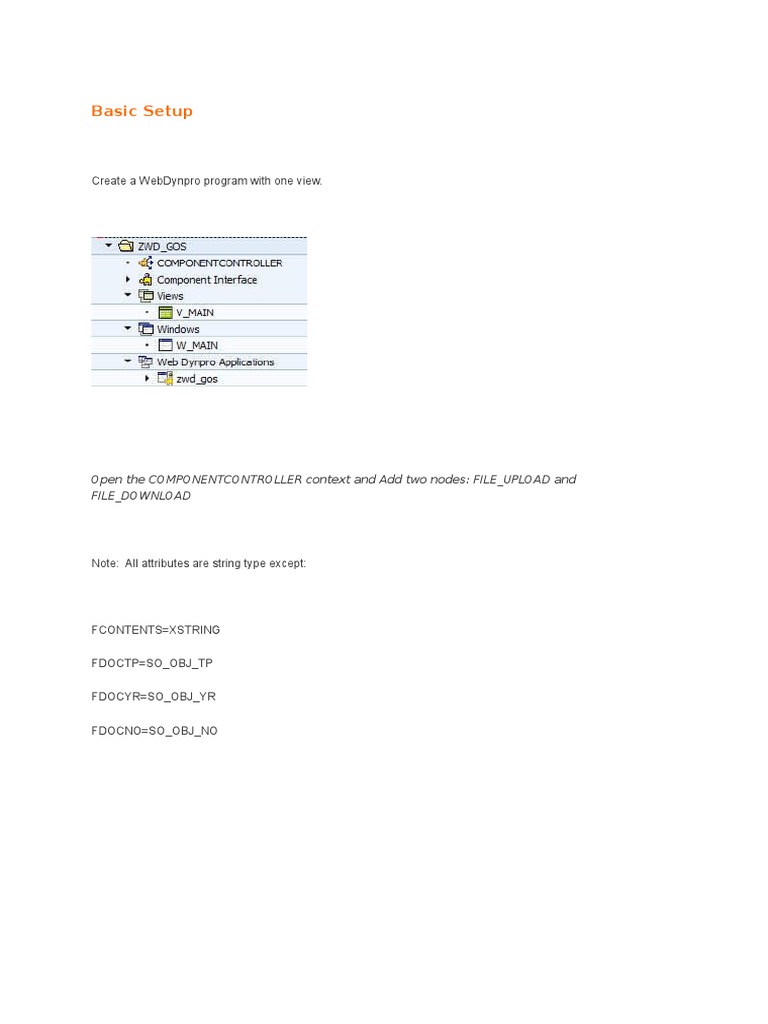 SAP GOS Object - Web Dynpro | PDF | Computer Programming | Computer Data