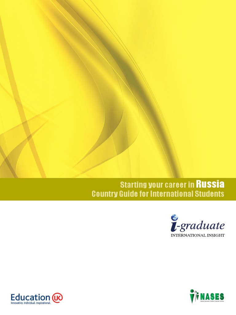 Russia: Starting Your Career in Country Guide For International ...