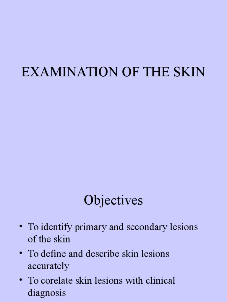 Skin Lesions | PDF