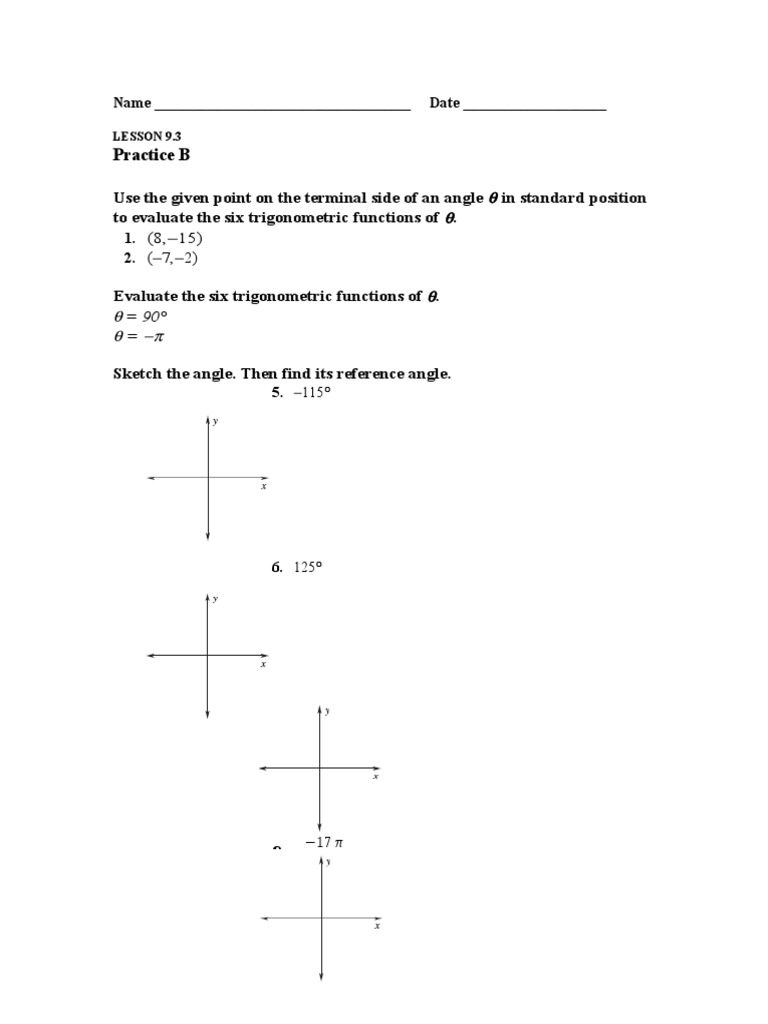 Evaluating Trigonometric Functions | PDF | Teaching Methods & Materials
