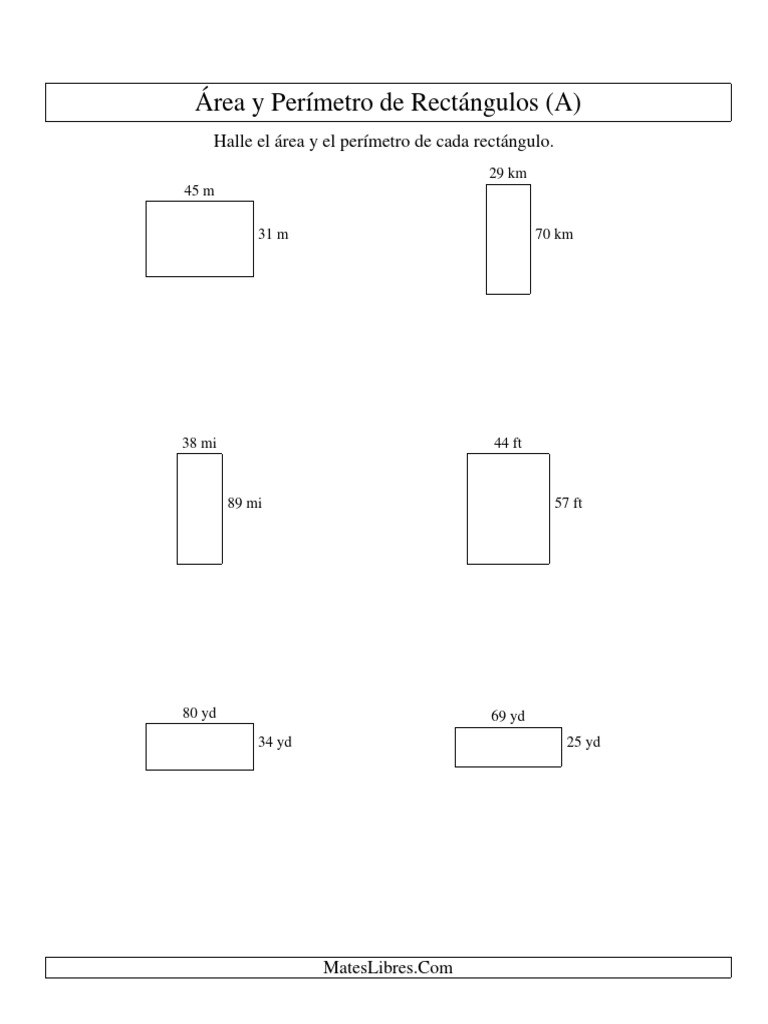 Area Rectangulo | PDF | Ciencia y matemáticas | Tecnología