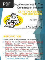 PAM Contract 2018 (With Quantities) | PDF