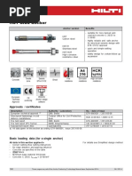 Hilti HST Seismic Techdata | PDF | Strength Of Materials | Concrete