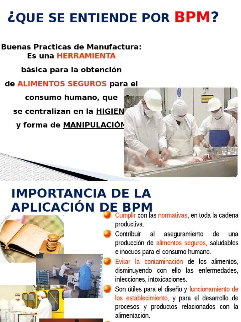 Capacitación de BPM | PDF | Alimentos | Calidad (comercial)