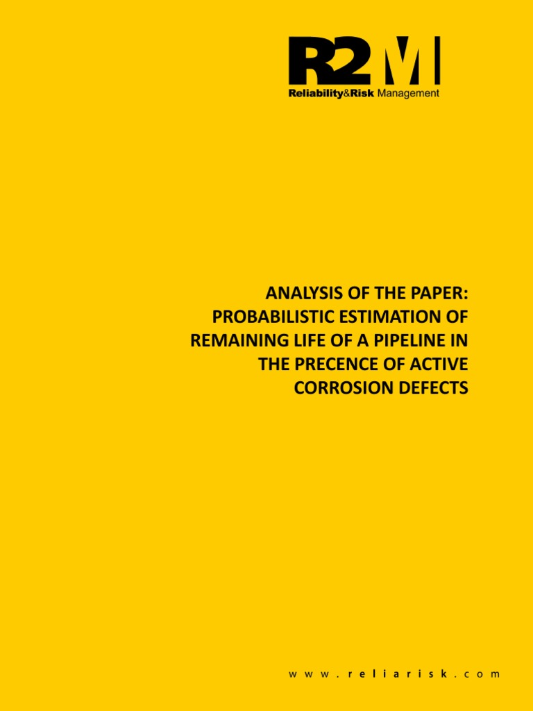 Remaining Life of A Pipeline | PDF | Corrosion | Strength Of Materials