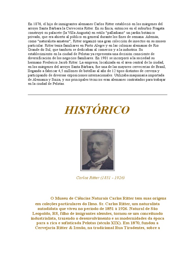 Carlos Ritter | PDF | Geografía | Science
