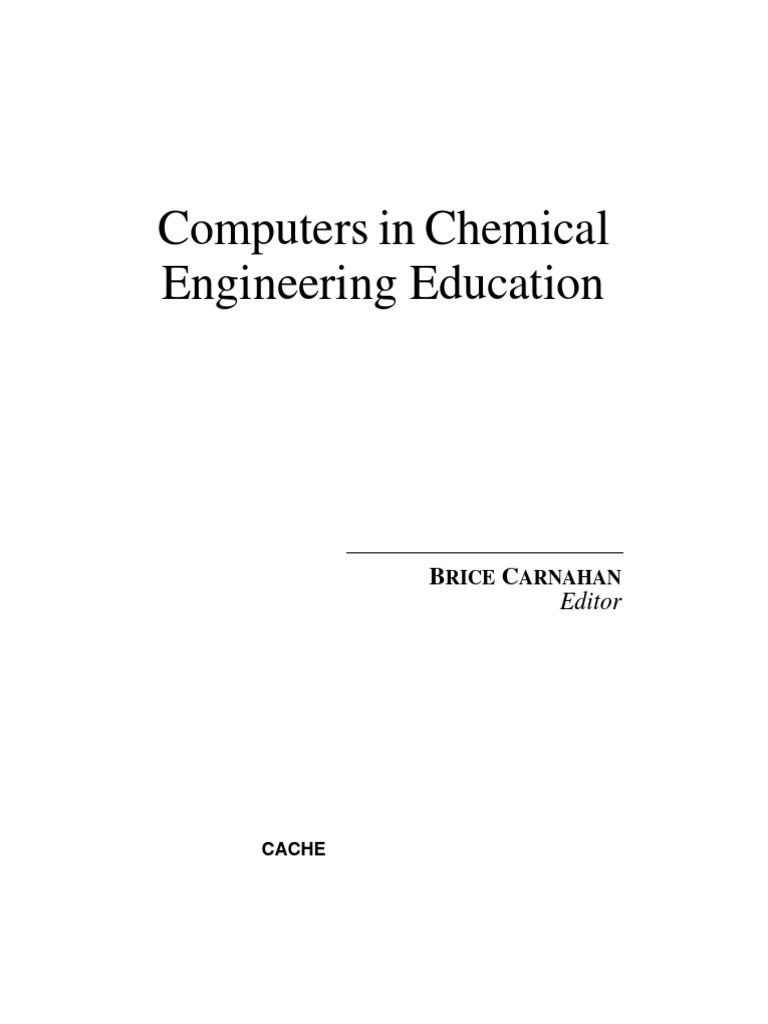 Computers in Chemical Engineering | PDF | Personal Computers ...