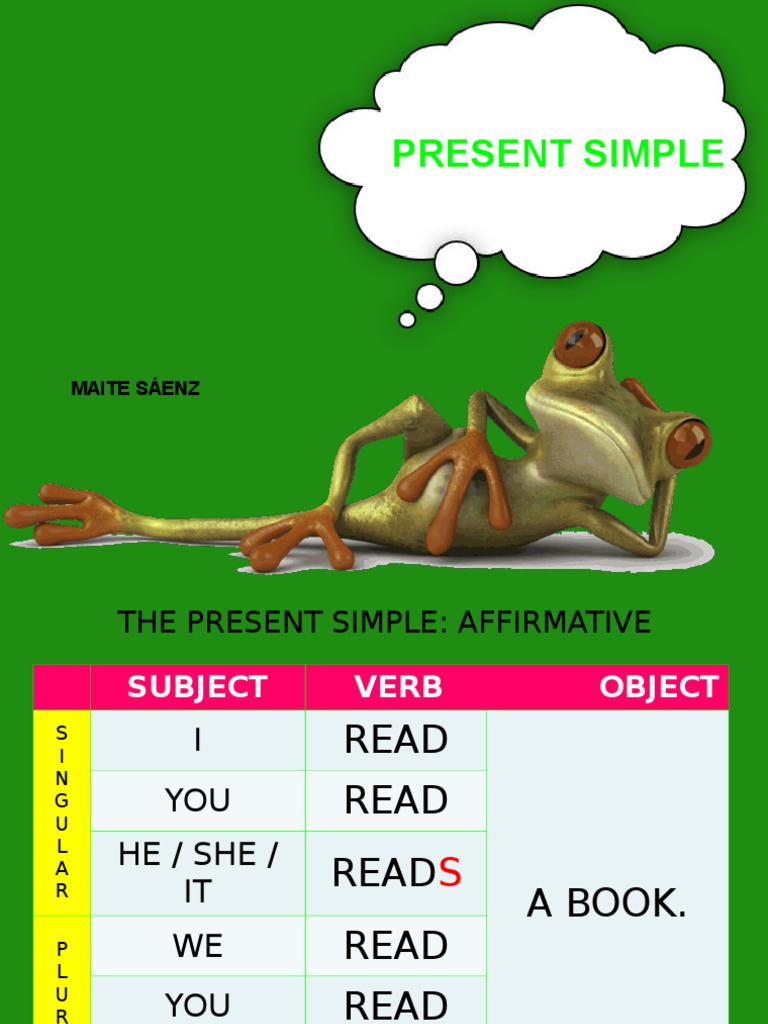 Present Simple Ingles | PDF | Ellipsis | Onomastics