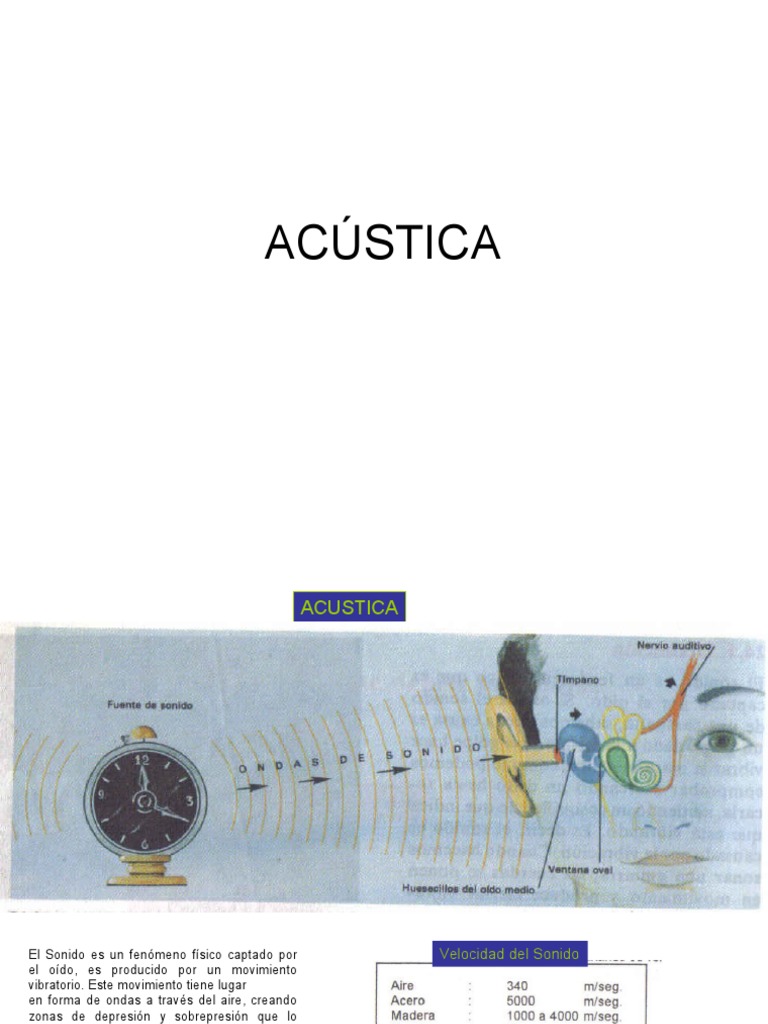 ACÚSTICA (1) | Sonido | Reflexión (Física)