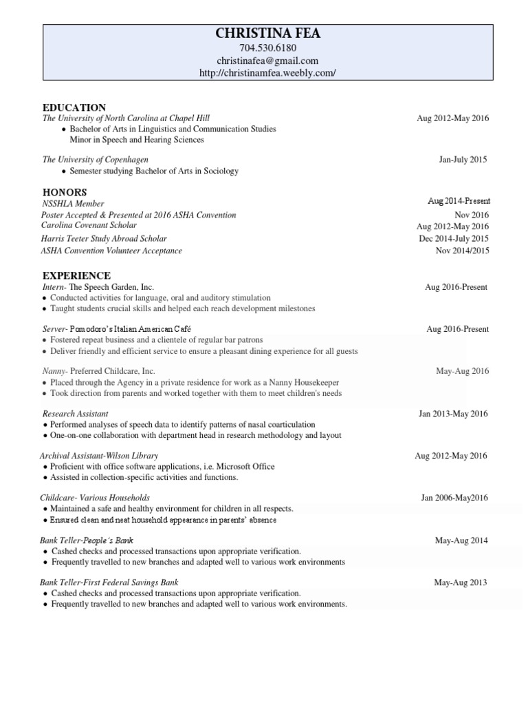 Christina Fea: Education | PDF | English As A Second Or Foreign ...