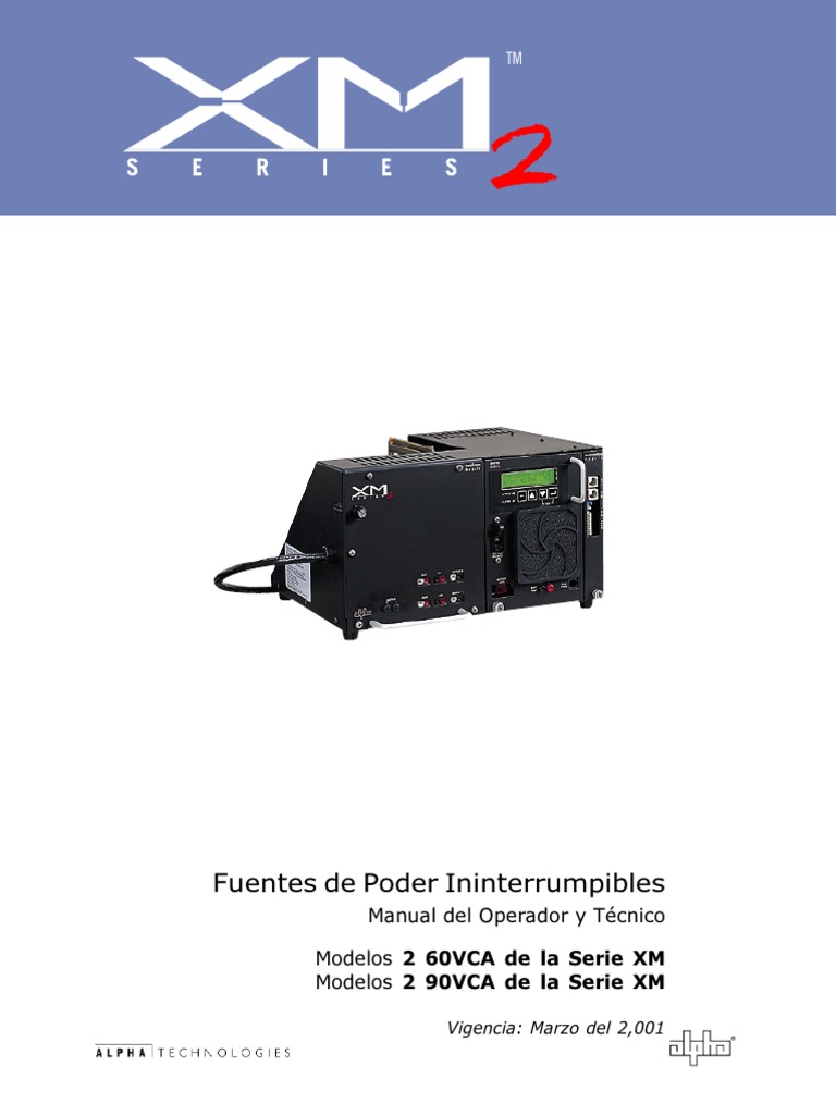 Alpha XM2 Español | PDF | Batería (electricidad) | Transformador