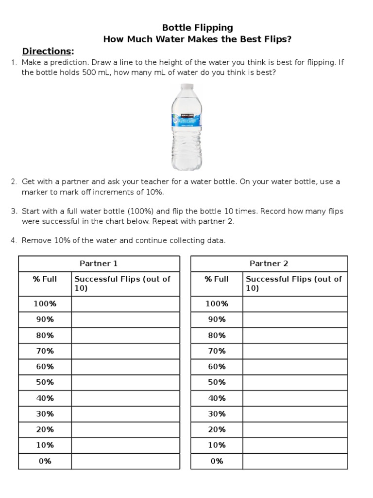 Bottleflipping | PDF