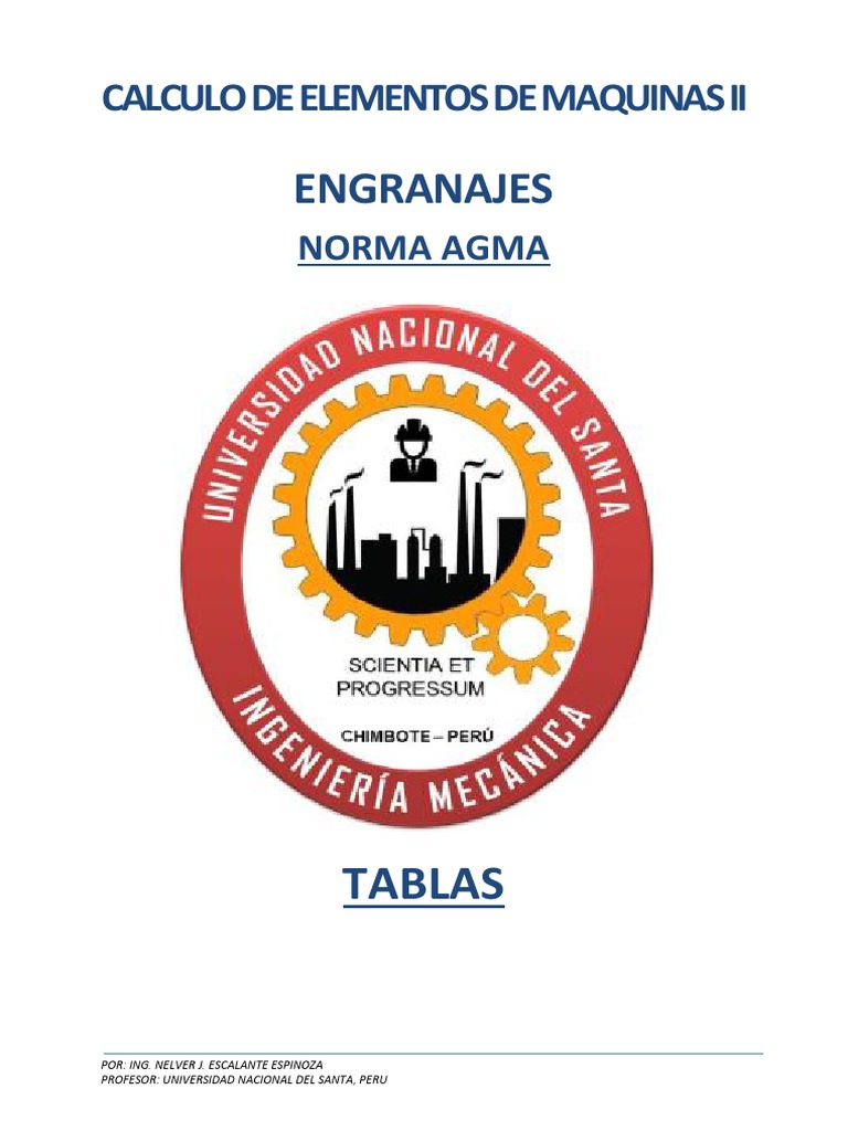 Normas AGMA para Engranajes Rectos | PDF