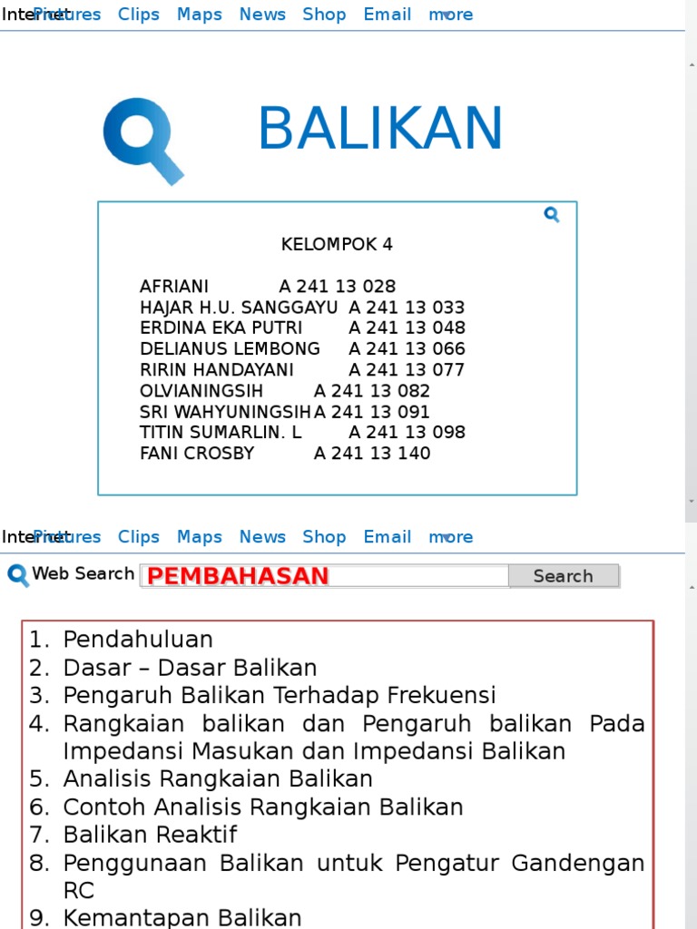 Balikan | PDF | Sains & Matematika