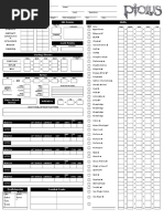 DND 5E Encounter Sheet Combat Tracker | PDF | Fantasy Role Playing ...
