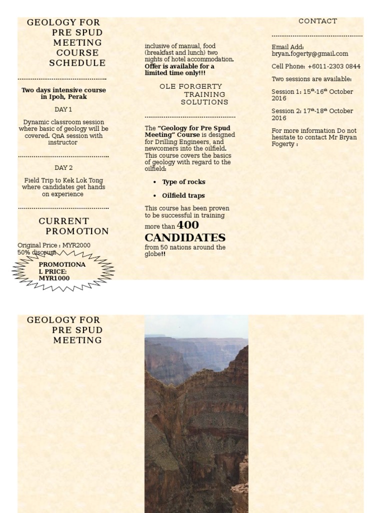 Geology For Pre Spud Meeting | PDF