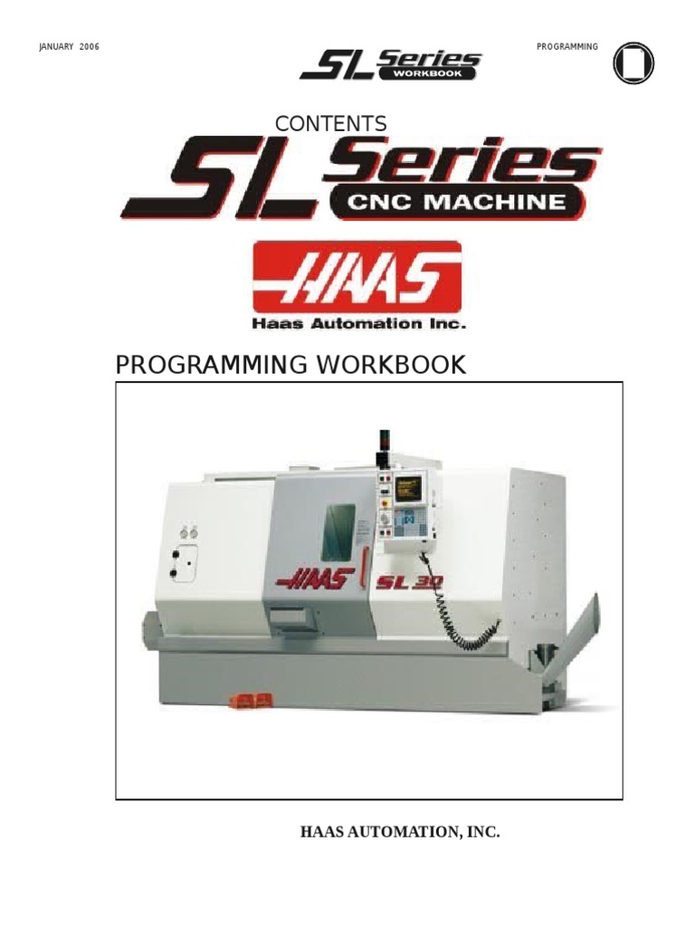 Programming Workbook: Haas Automation, Inc