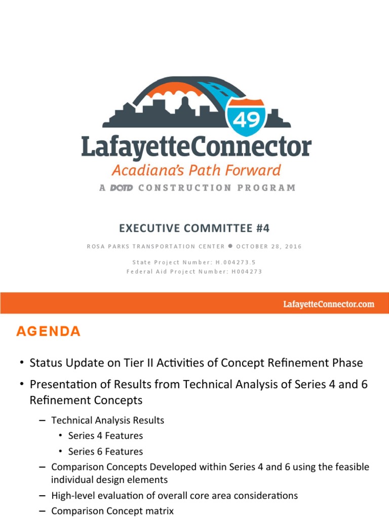 I-49 Lafayette Connector Tier 2 Analysis Final Draft Report (October ...