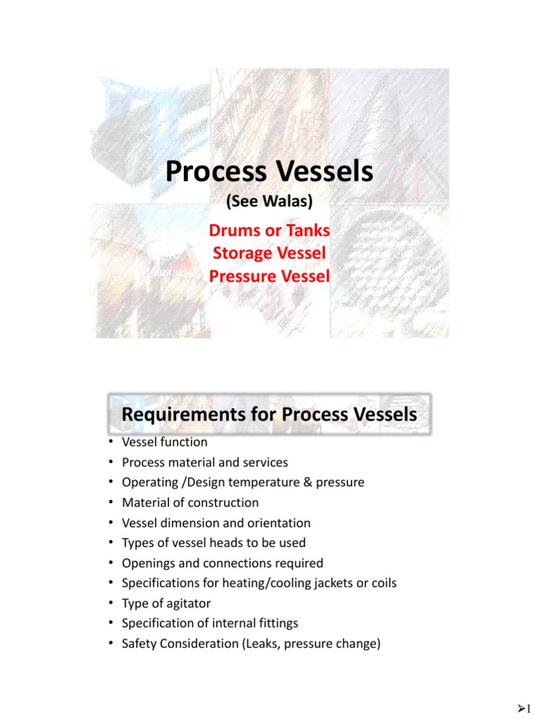 Process Vessels | PDF | Chemical Engineering | Gases