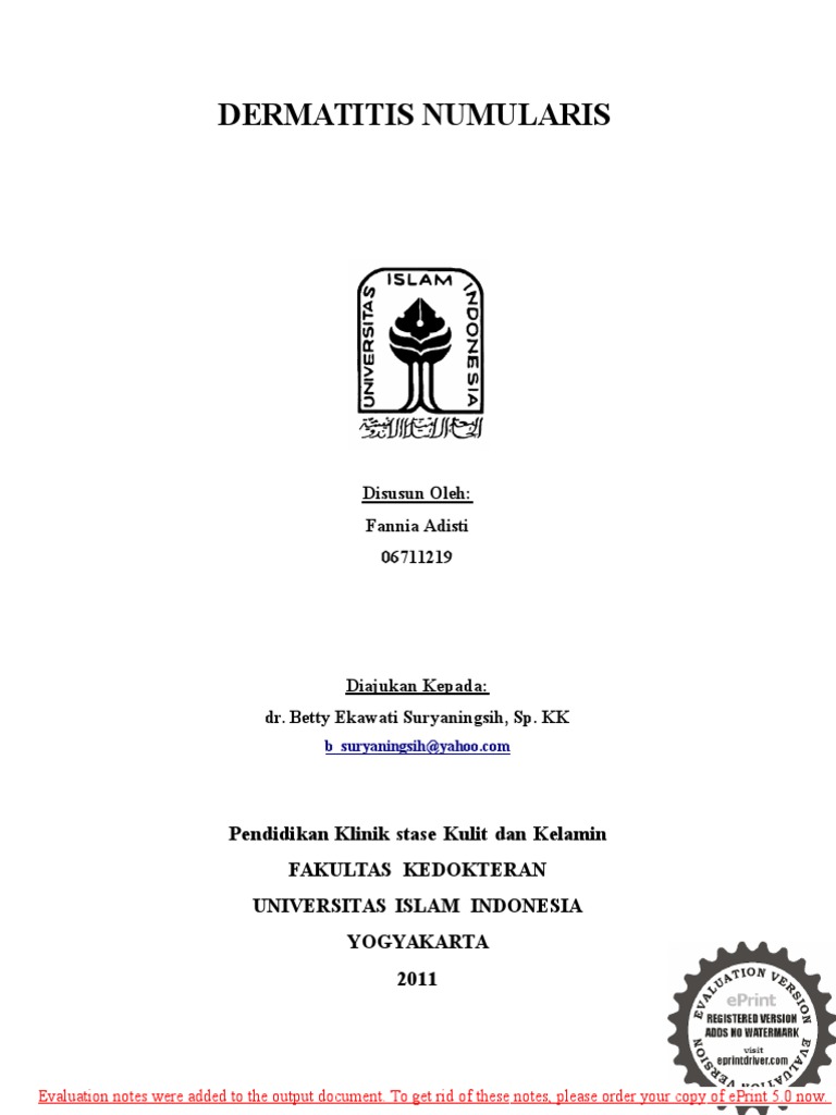 Panduan Lengkap Dermatitis Numularis | PDF | Sains & Matematika