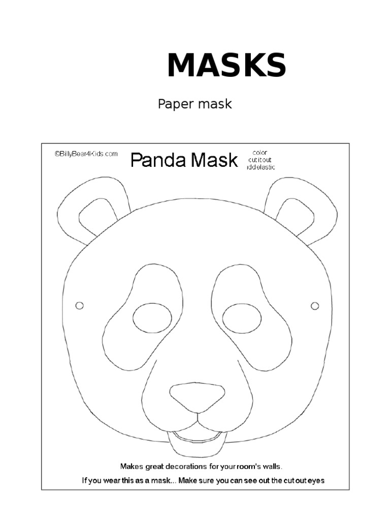 Creative Paper Mask Ideas | PDF