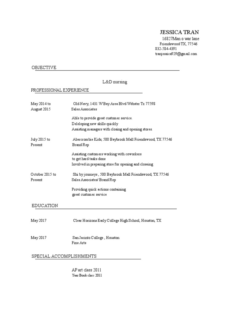 Jessica Resume | PDF | Career & Growth | Business