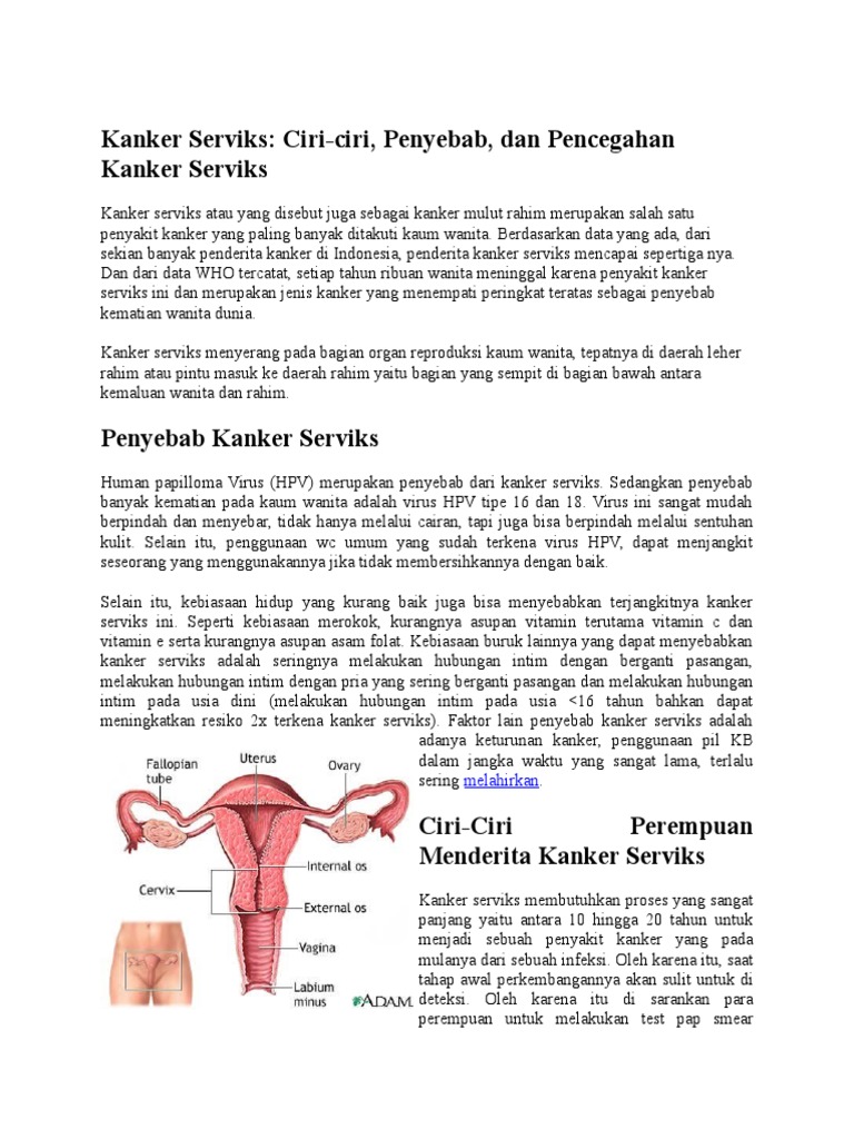 Kanker Serviks | PDF