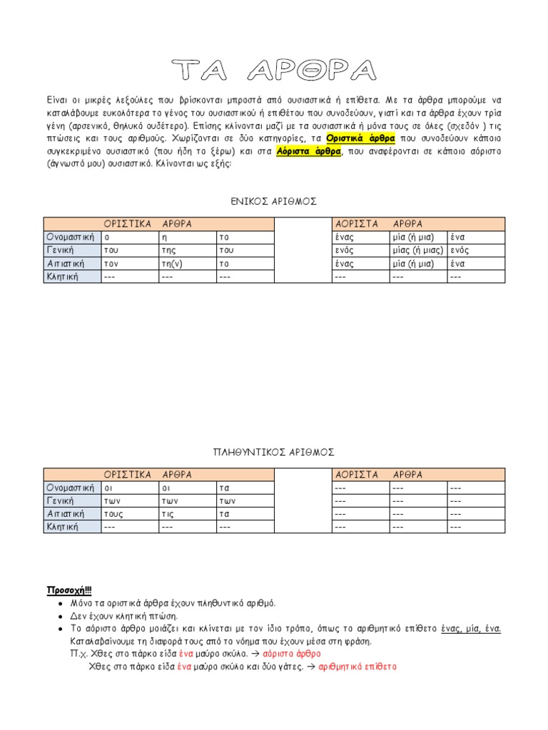 ΤΑ ΑΡΘΡΑ | PDF