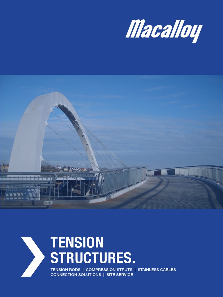 9449 Macalloy Tension Structures | PDF | Galvanization | Screw