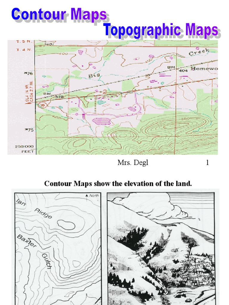 Contour Maps | PDF