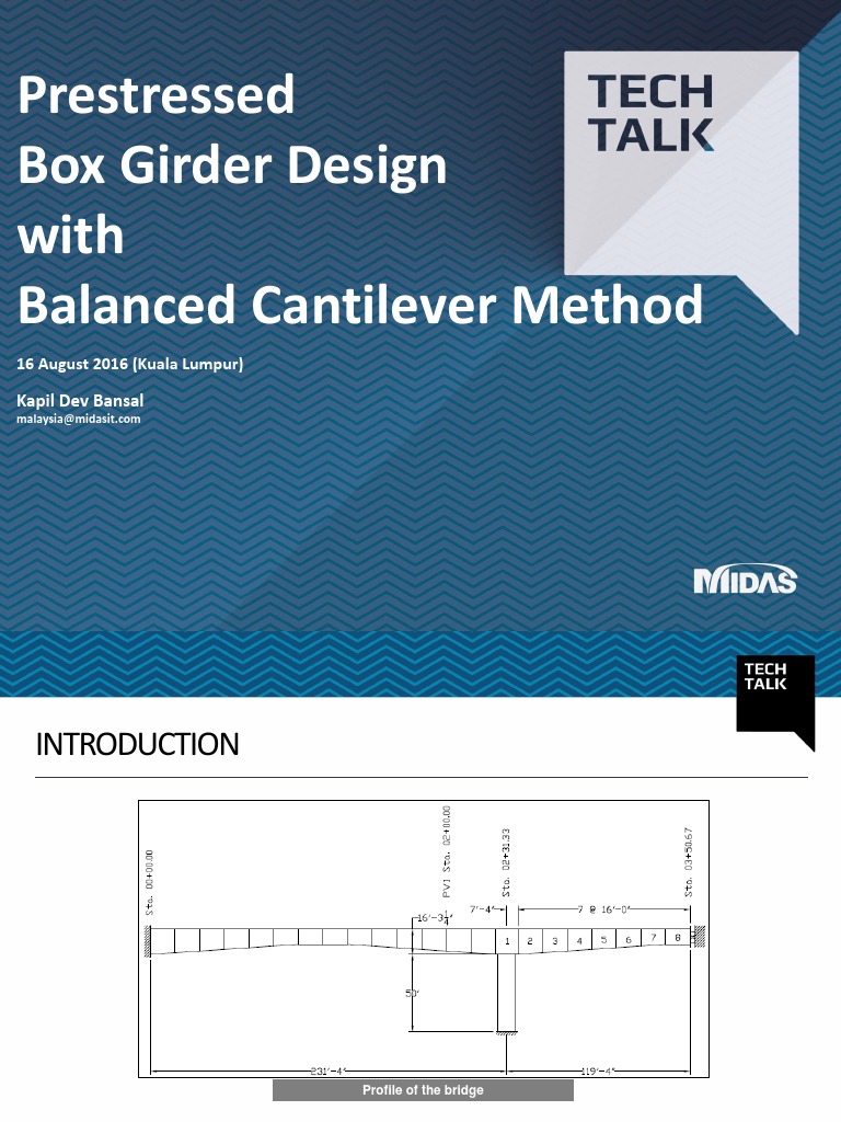 Prestressed Box Girder With Balanced Cantilever Method | Download Free ...