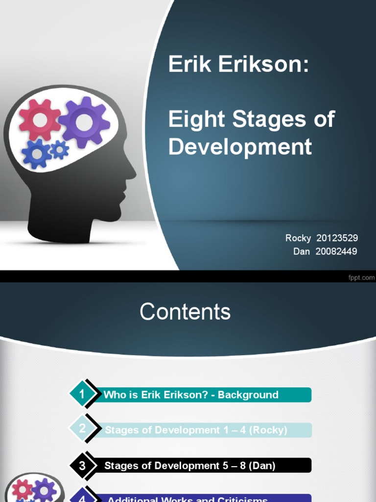 Erikerikson Stages of Development | PDF | Human Development | Social ...