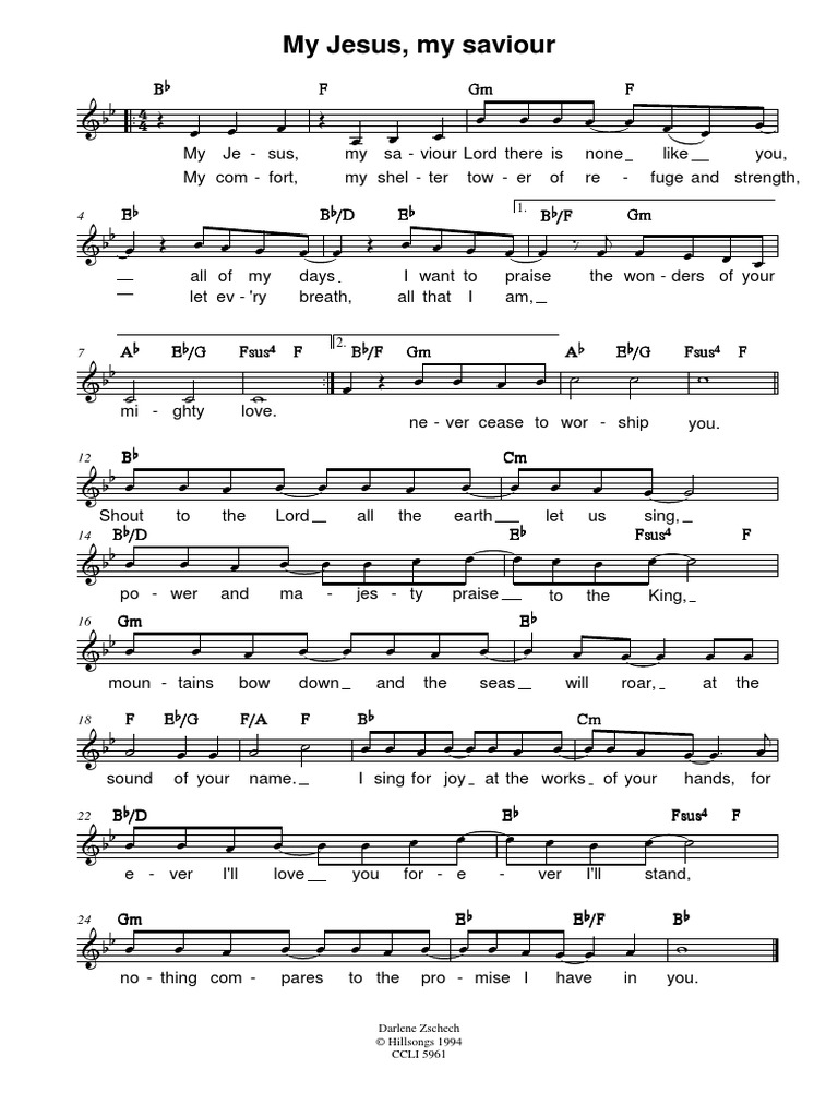 My Jesus, My Saviour | PDF