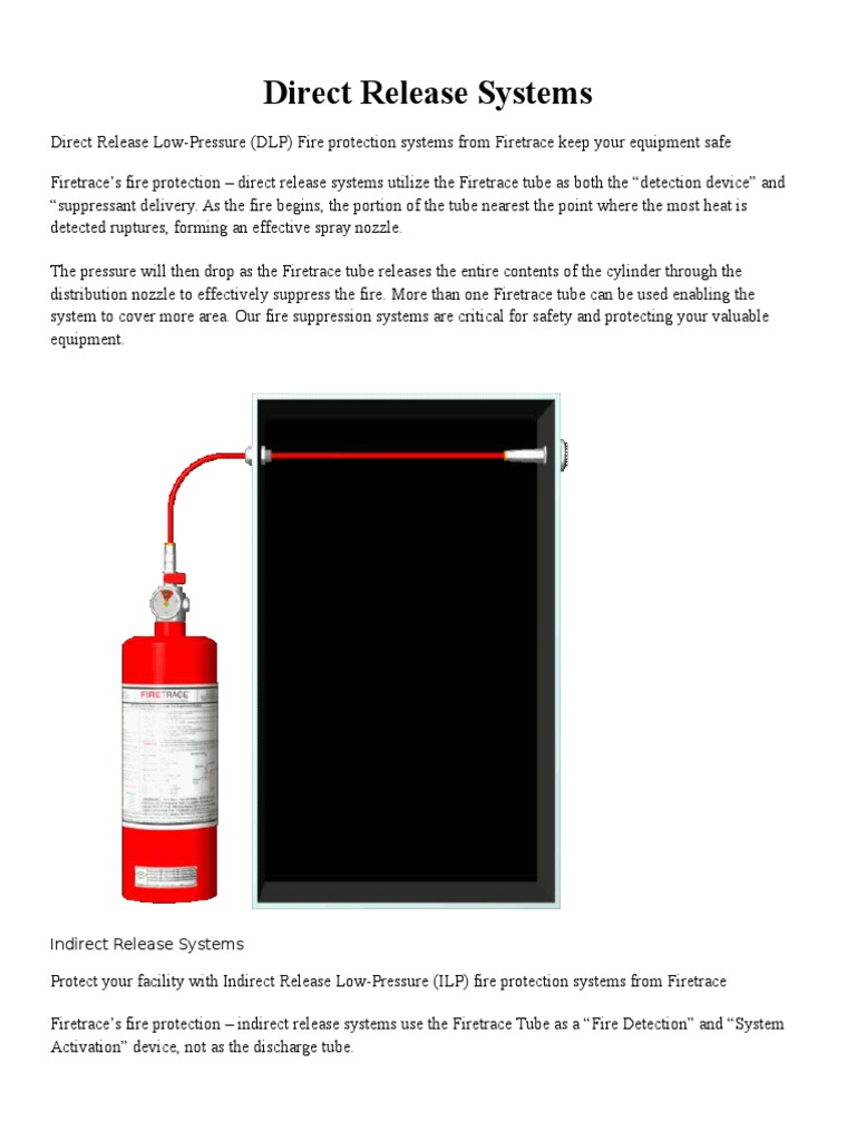 Direct Release Systems | PDF | Carbon Dioxide | Firefighting