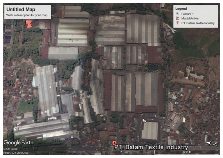 Untitled Map: Write A Description For Your Map. Feature 1 Masjid An Nur ...