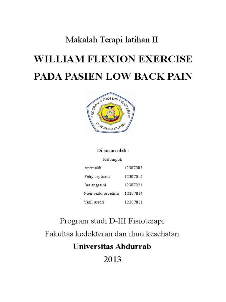 Makalah William Flexion | PDF