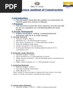 Method Statement of Pipeline Works | PDF | Concrete | Pipe (Fluid ...