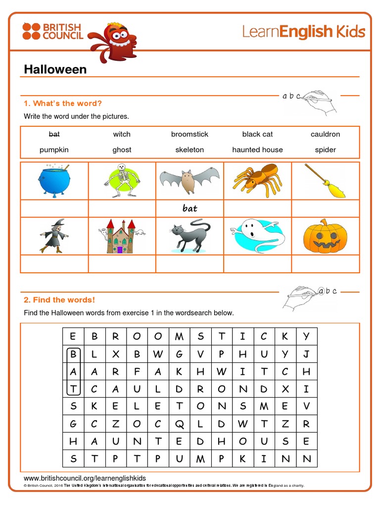 Worksheets Halloween | PDF
