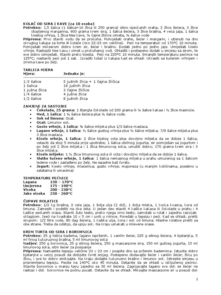 Recepti 2 | PDF