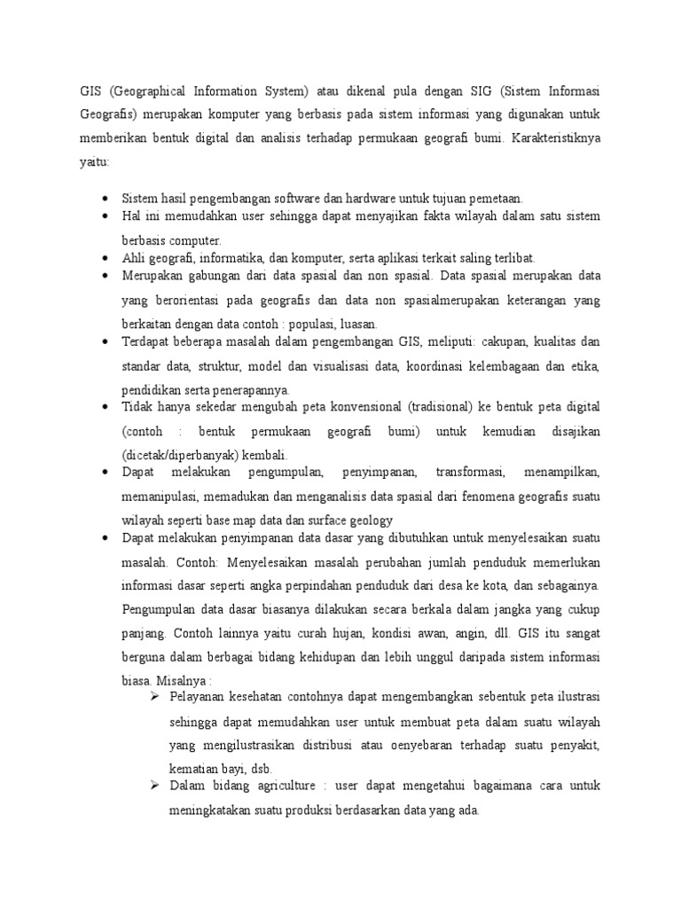 GIS Dasar Teori | PDF | Teknologi & Rekayasa