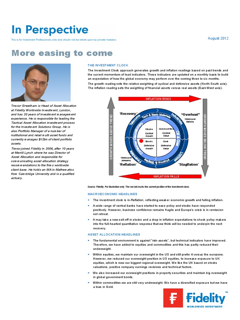 The Investment Clock | PDF | Asset Allocation | Investing