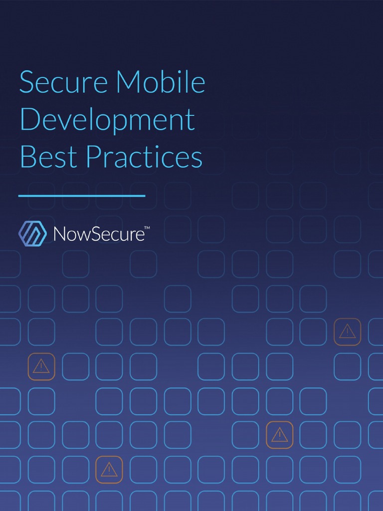 Secure Mobile Development | PDF | Transport Layer Security | Http Cookie
