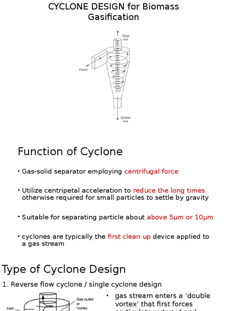 Cyclone General | PDF | Chemical Engineering | Industrial Processes