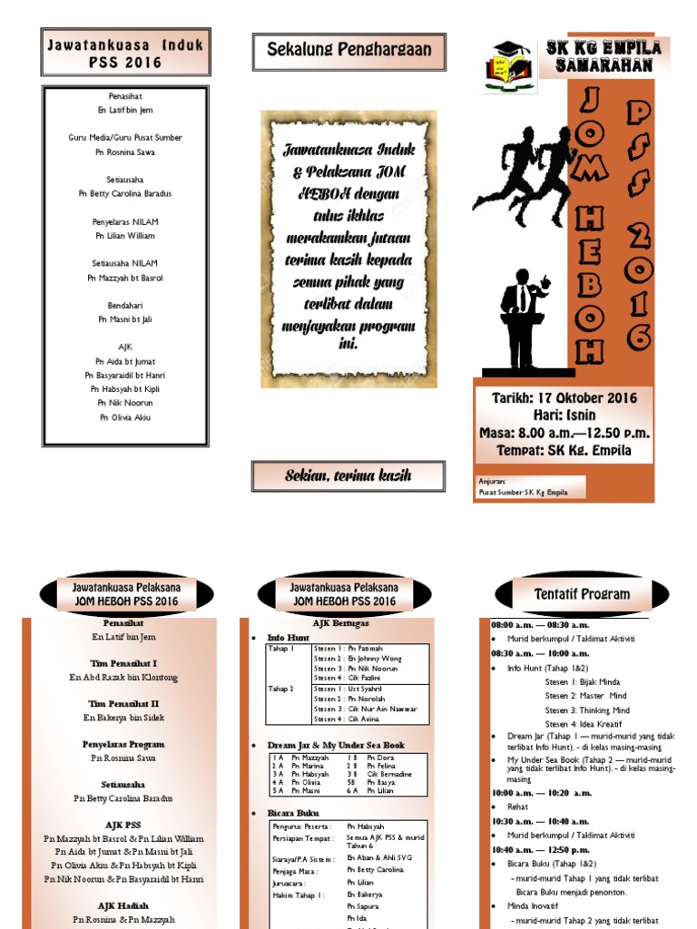 Buku Program Jom Heboh Pss | PDF