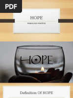 Synder Hope Scale | PDF | Harapan | Analisis Faktor