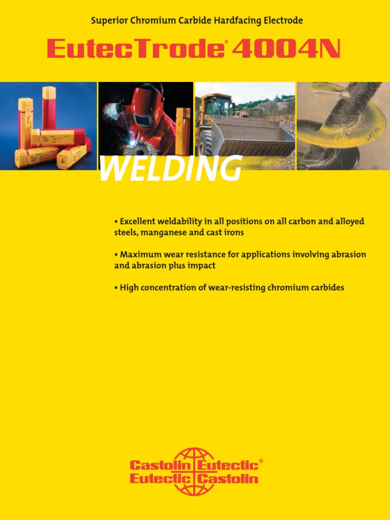 Eutectrode 4004n | PDF | Cast Iron | Steel