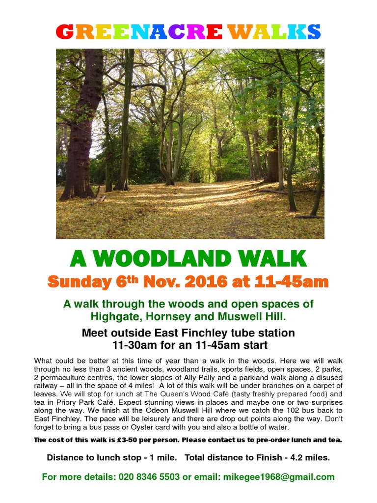 6 A Woodland Walk 6-11-16 FINAL | PDF